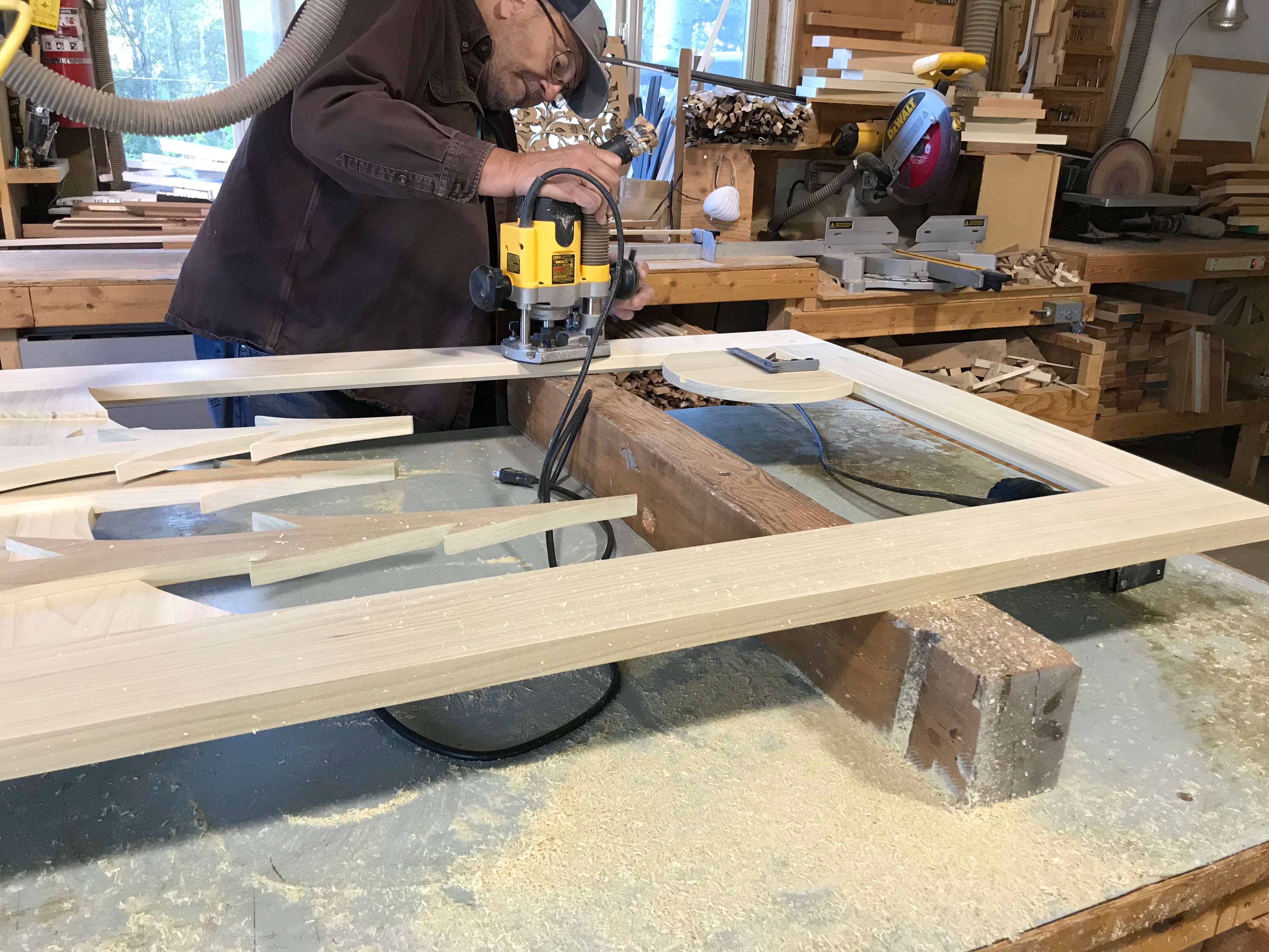 The Making of a Wooden Masterpiece - Montana Screen Doors LLC